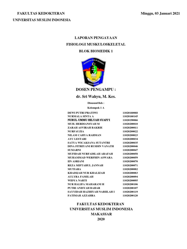 LAPORAN PENGAYAAN KEL-1A Modul 1 | PDF