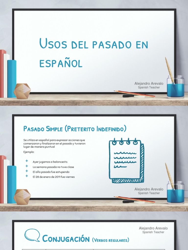El Uso Del Pasado en Español | PDF | Verbo | Idiomas