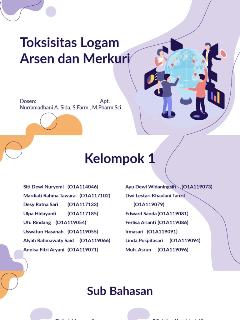 Toksisitas Logam Arsen Dan Merkuri | PDF