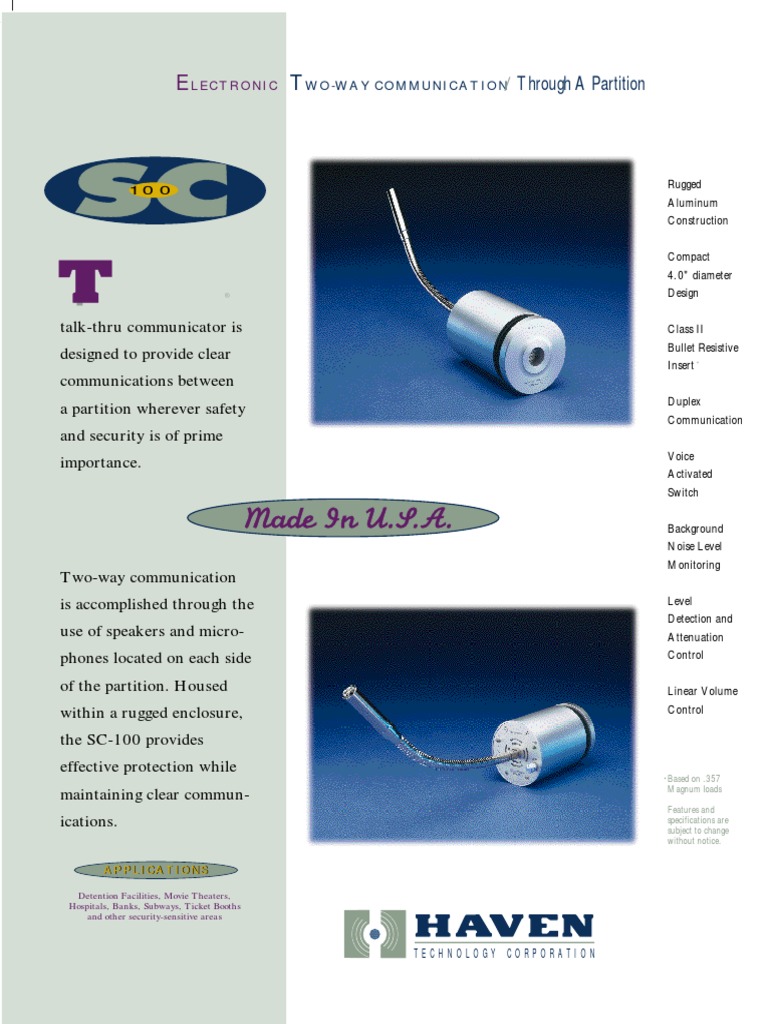 Through A Partition: Lectronic | PDF | Microphone | Loudspeaker