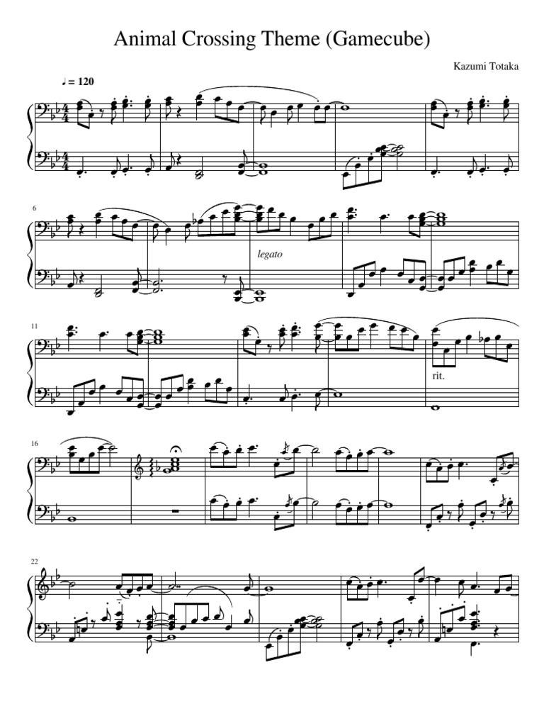 Animal Crossing Theme Gamecube | PDF