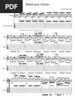 Balada para Adelina Piano Partitura PDF | PDF | Art