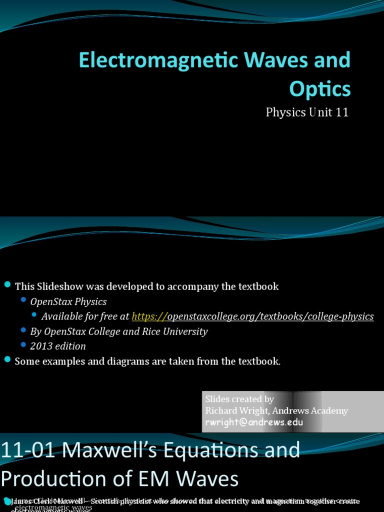 EM Waves in Daily Applications | PDF | Diffraction | Polarization (Waves)