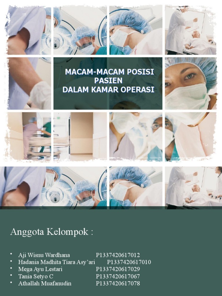 Kelompok 6 Macam-Macam Posisi Pasien | PDF