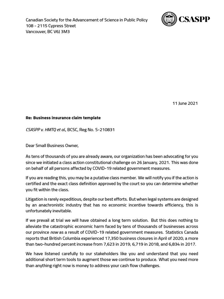 Commercial Insurance Template Package | PDF | Indemnity | Insurance