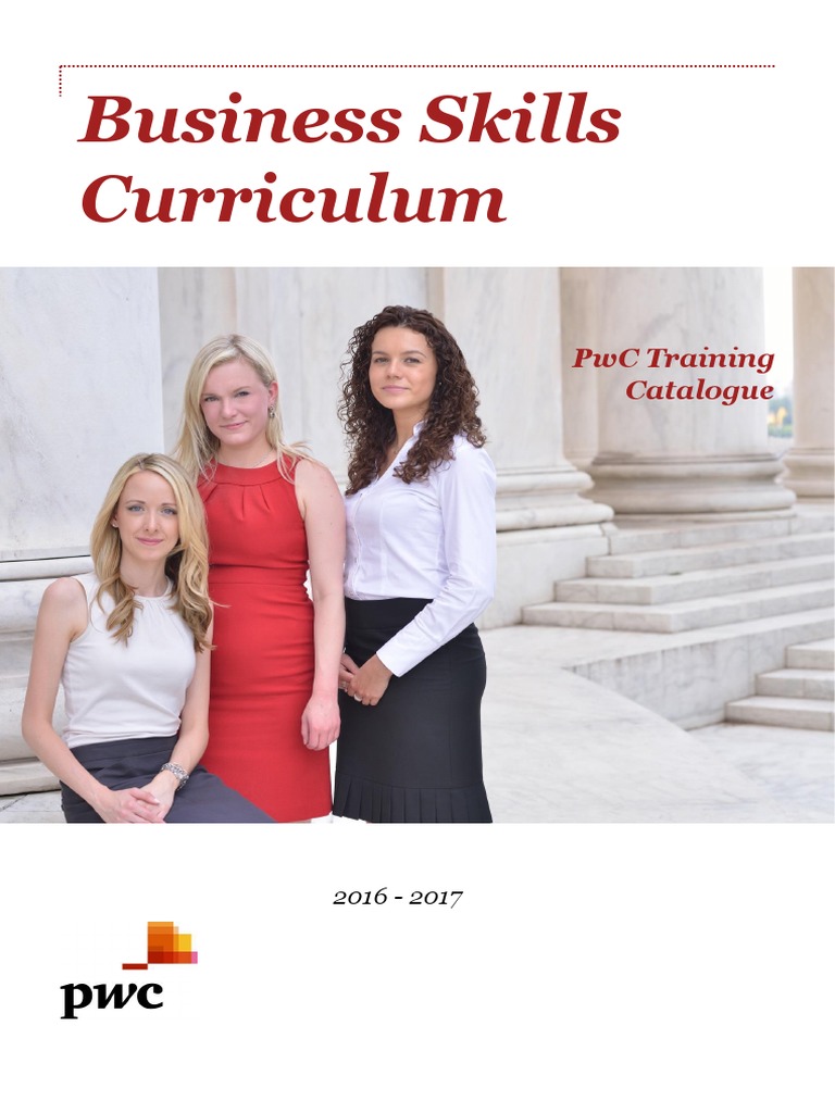 Business Skills Curriculum: PWC Training Catalogue | PDF | Negotiation ...