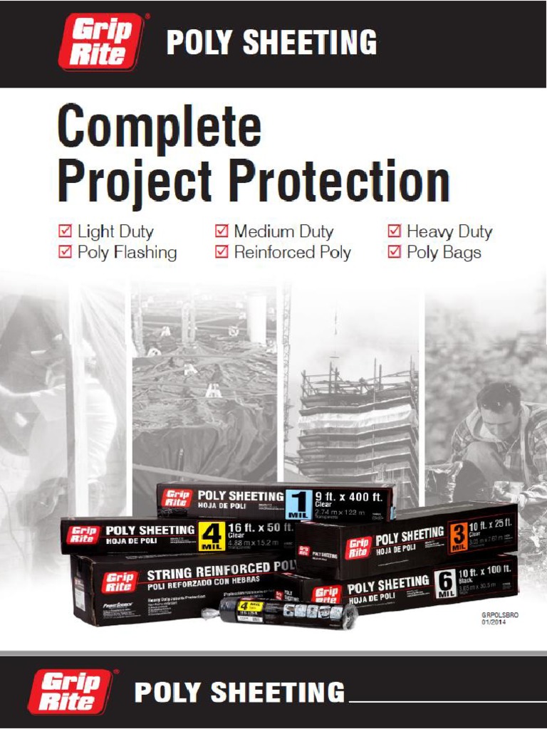 GripRite Poly Sheeting | PDF