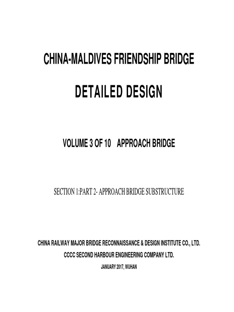CMFB Vol 3 Approach Bridge Substructure S1 P2 | PDF | Prestressed ...