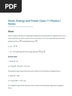 CBSE Class 11 Physics Worksheet | PDF | Friction | Motion (Physics)