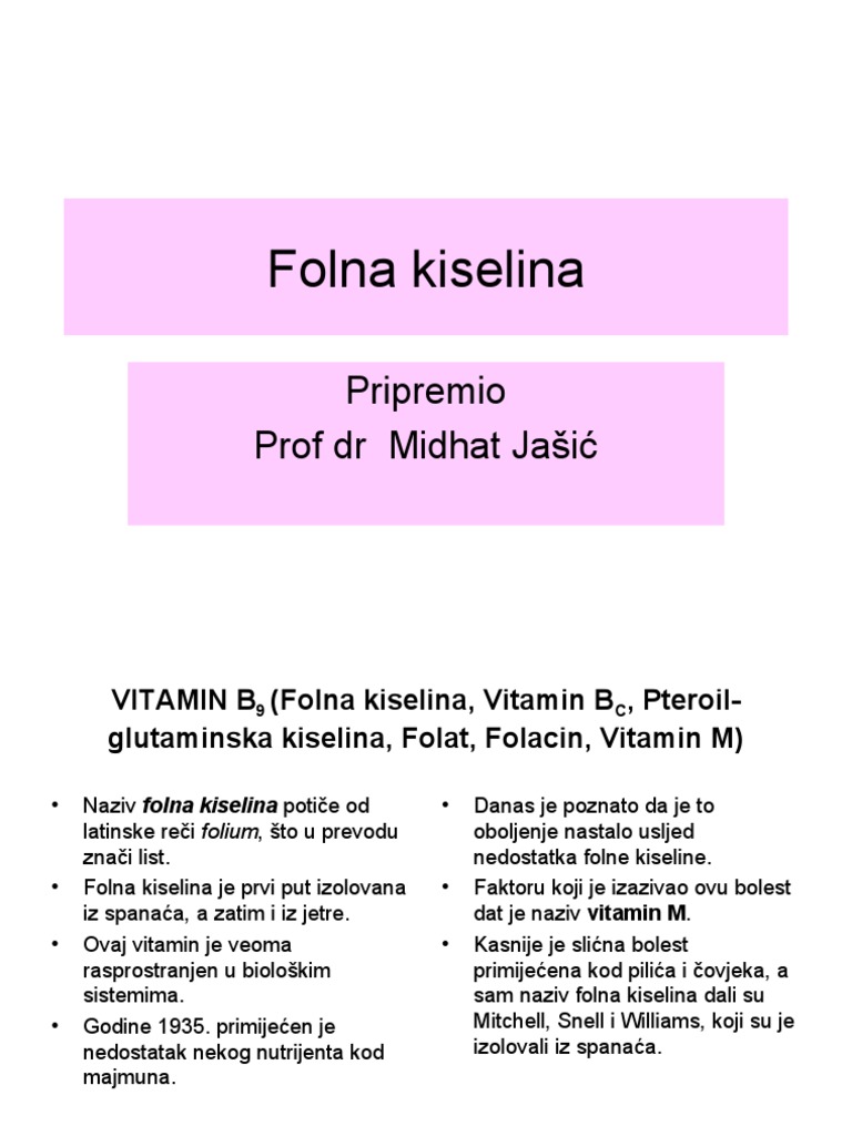 B9 - Folna Kiselina | PDF