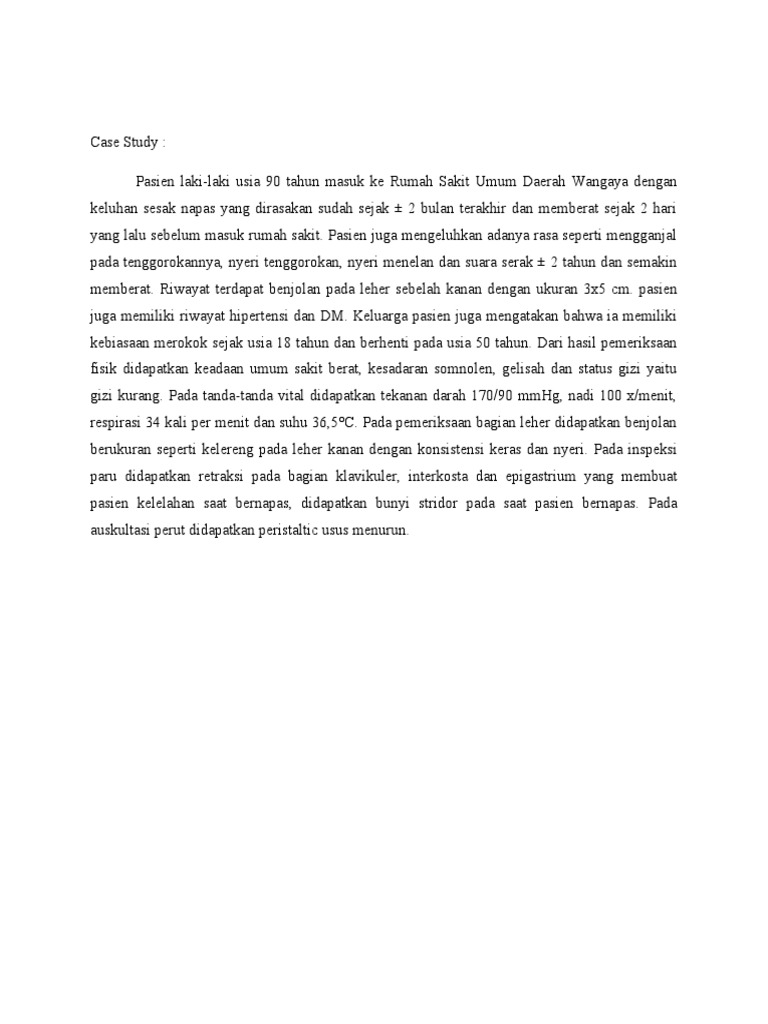 Case Study | PDF | Pengembangan Diri | Kesehatan Holistik