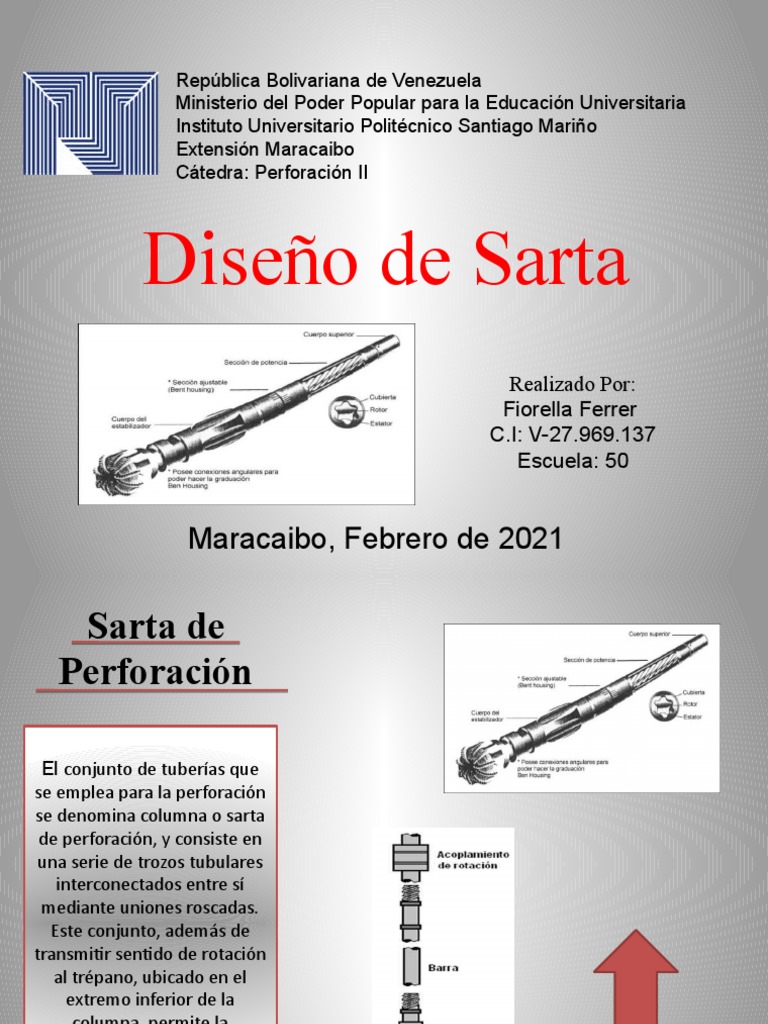 Diseño de Sarta | PDF | Tubería (transporte de fluidos) | Presión