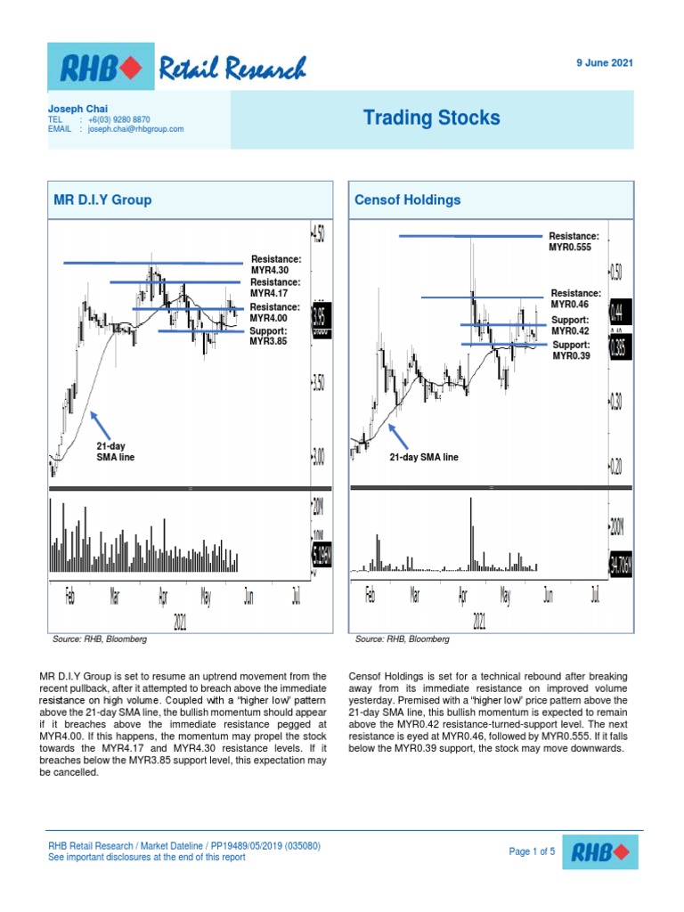 Trading Stocks: MR D.I.Y Group Censof Holdings | PDF | Securities ...