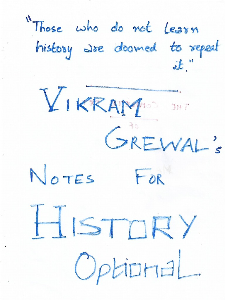 Map Sites and Appendix - Vikram Grewal Notes On History Optional | PDF