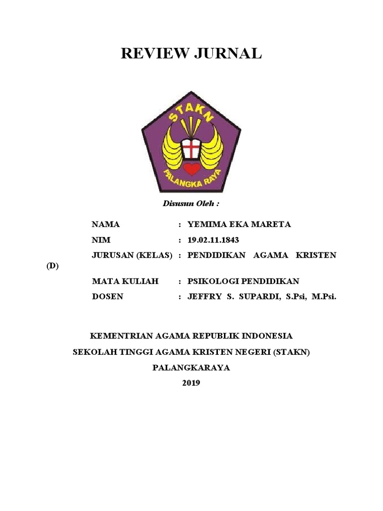 Review Jurnal | PDF