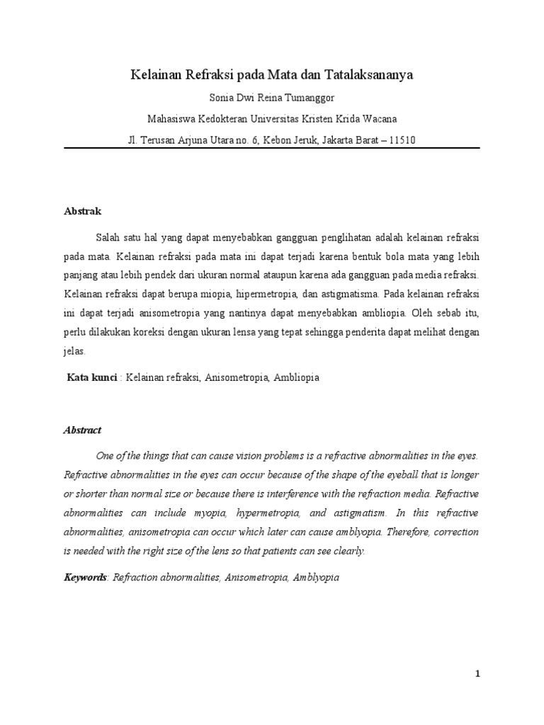 Skenario 7 Blok 23 (Sonia | PDF