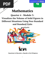 Math 4-Q4-Module-1 | PDF | Area | Rectangle