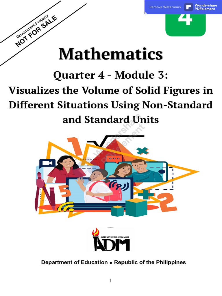Math4 Q4 M3 Week 3 5 | PDF | Volume | Length