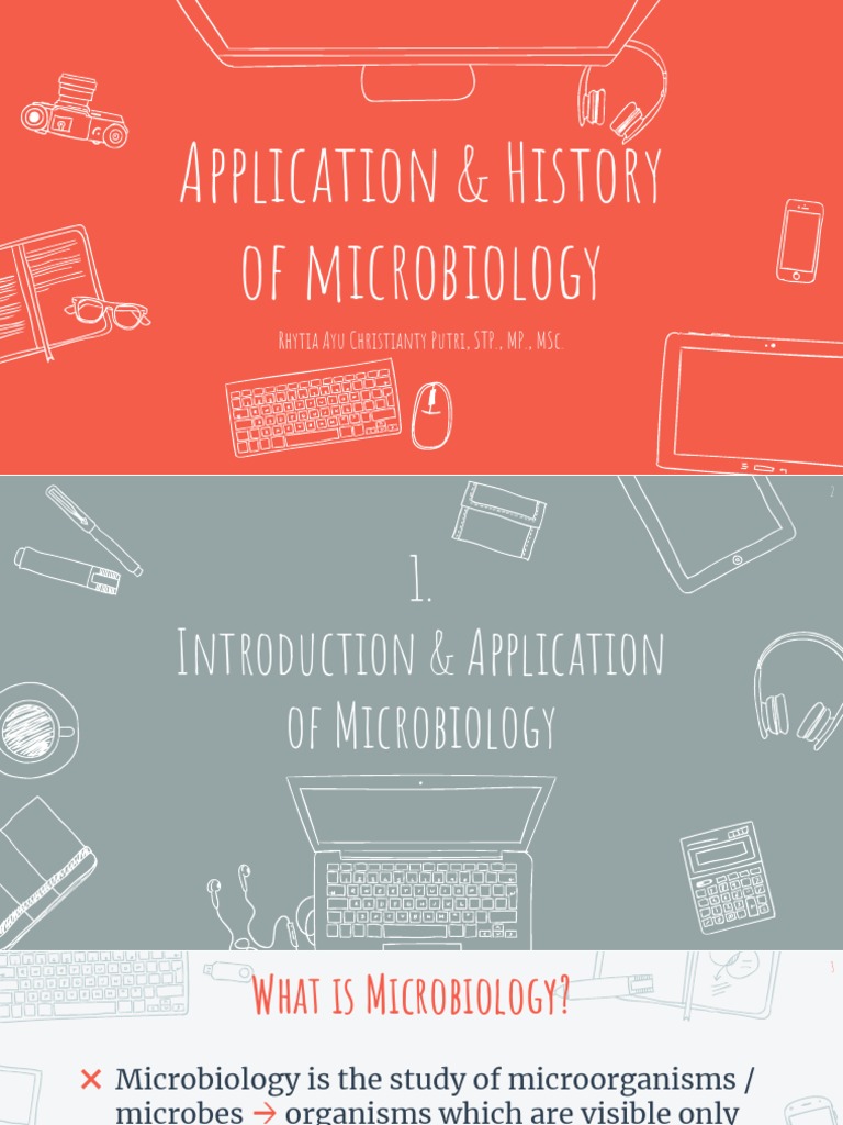 History & Application of Microbiology | PDF | Microbiology | Louis Pasteur