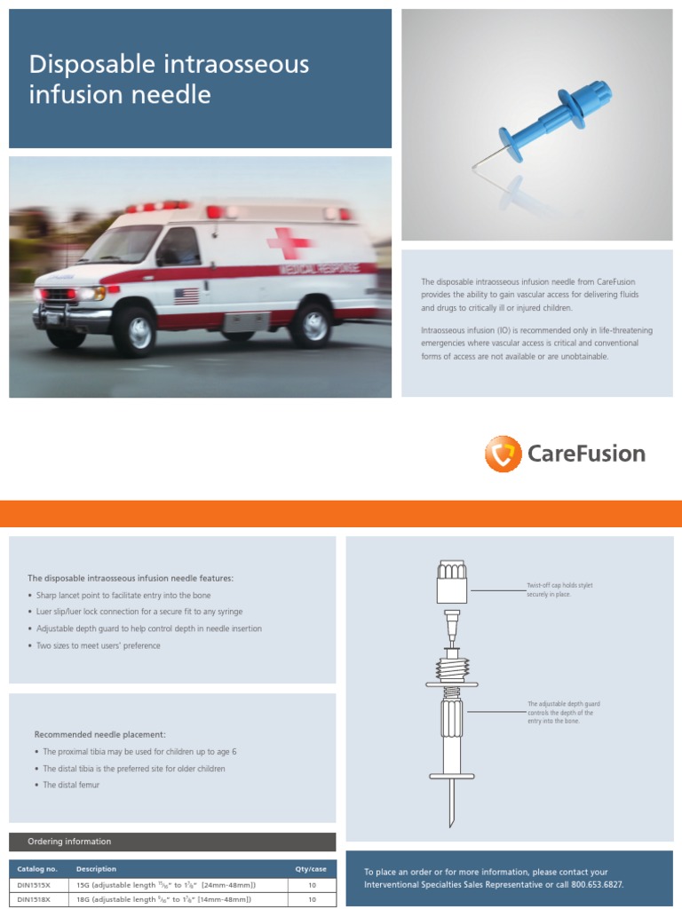 MI - ILLINOIS Intraosseous Needle | PDF | Therapy | Pharmacy