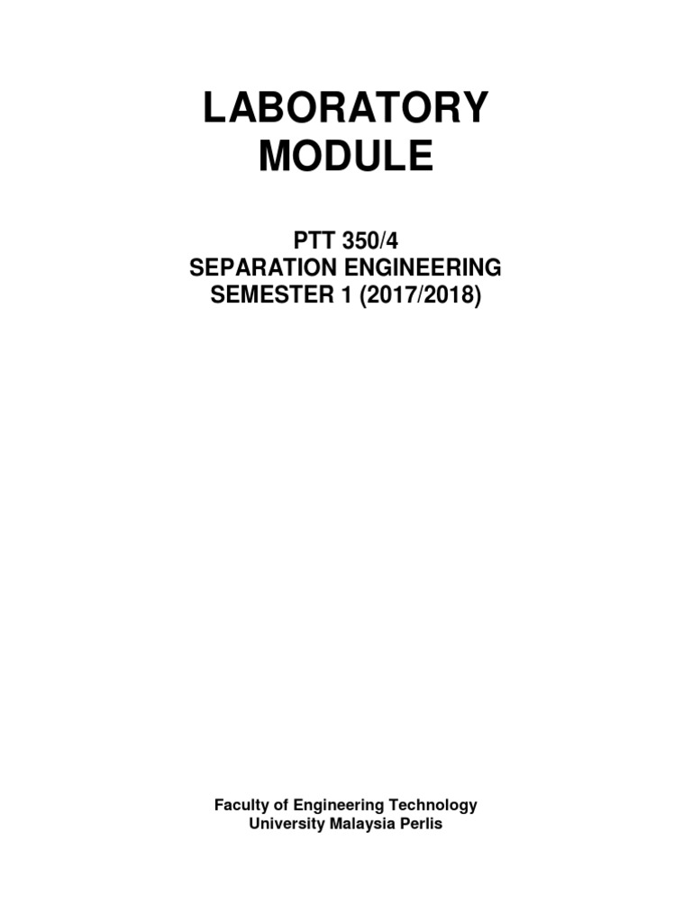 Laboratory Module - Portal | PDF | Hazards | Solution