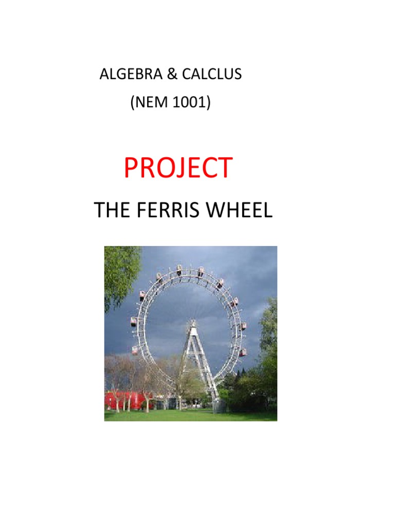 Ferris Wheel Project | PDF | Teaching Mathematics | Science