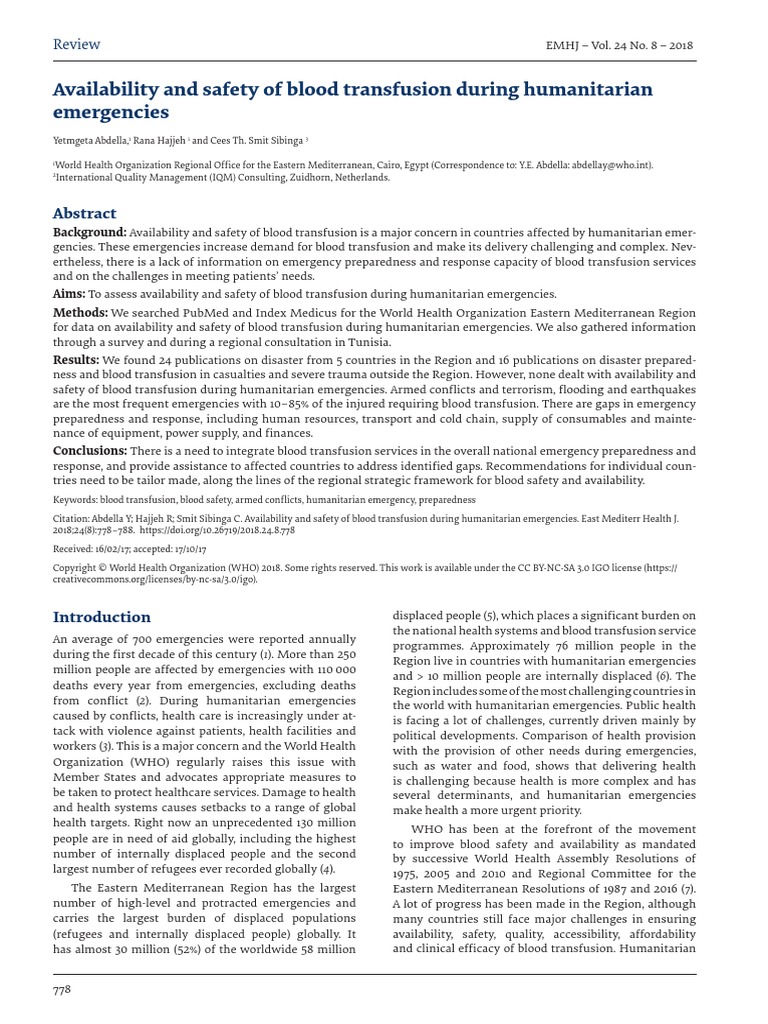 Yetmgeta Abdella 2018 | PDF | Emergency Management | Emergency