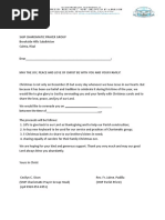 Christmas Gift Giving Solicitation Letter | PDF | Wellness | Lifestyle