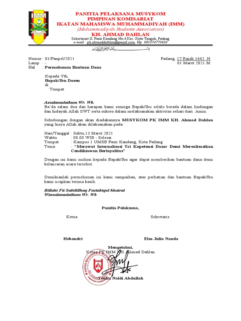 Proposal Musykom IMM | PDF
