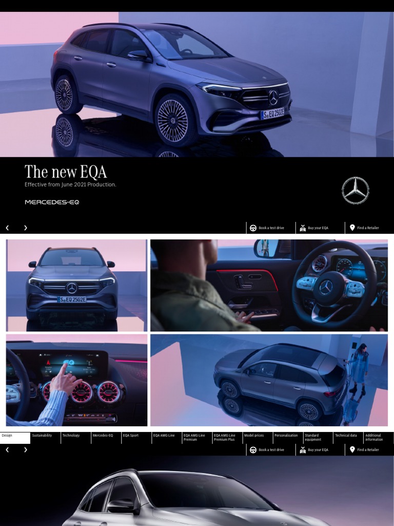 The New EQA: Effective From June 2021 Production | PDF | Mercedes Benz ...