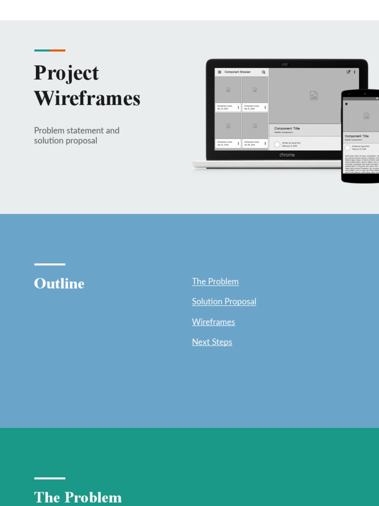 Project Wireframes: Problem Statement and Solution Proposal | PDF | Use Case | Software