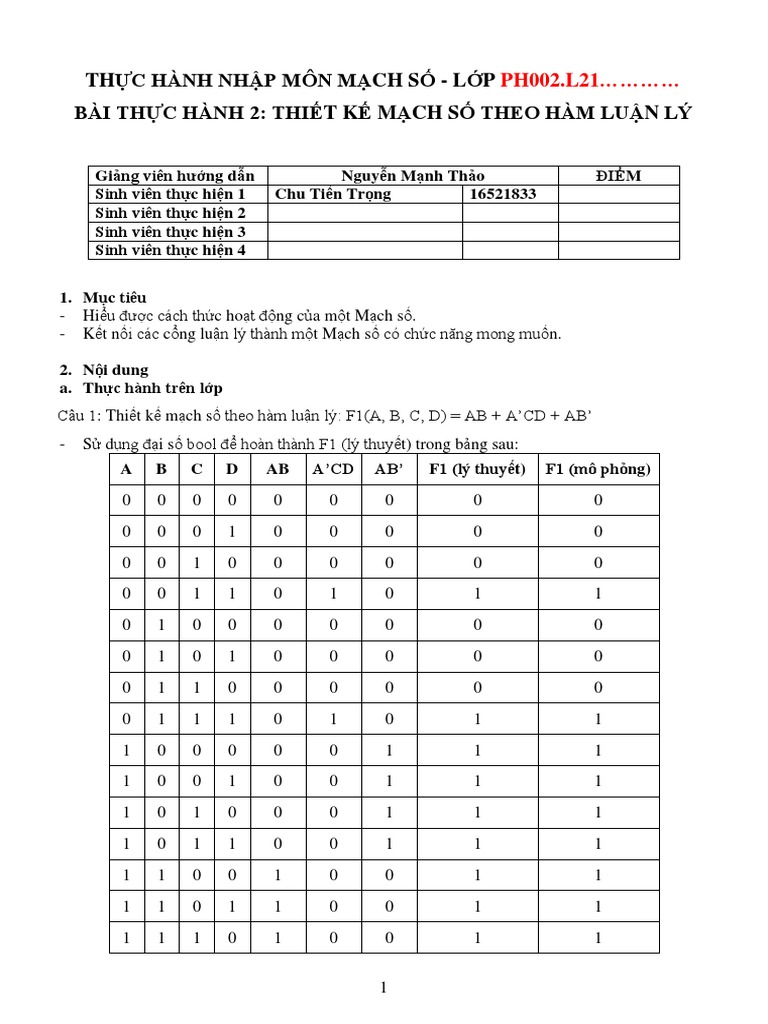 PH002 L21 1-Nhom29-Lab02 | PDF