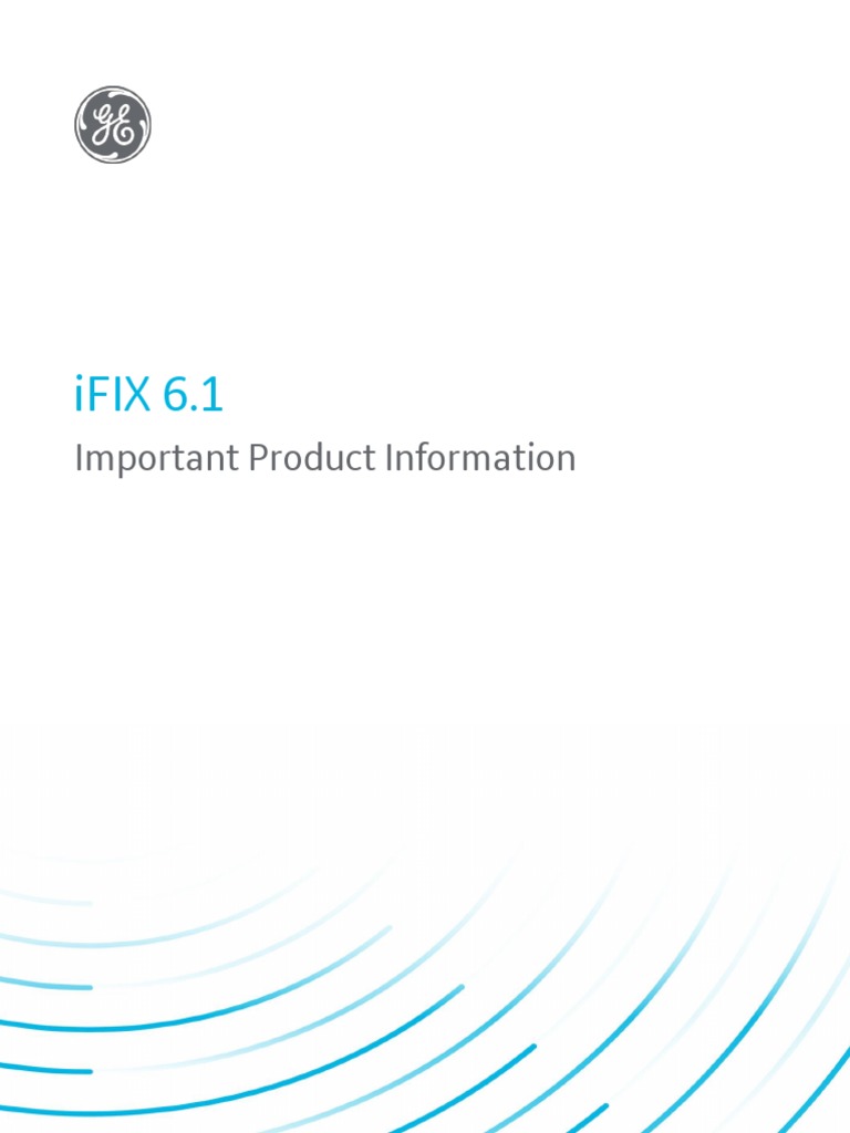 Important Product Information For iFIX 6.1 | PDF | Visual Basic For Applications | Microsoft Windows
