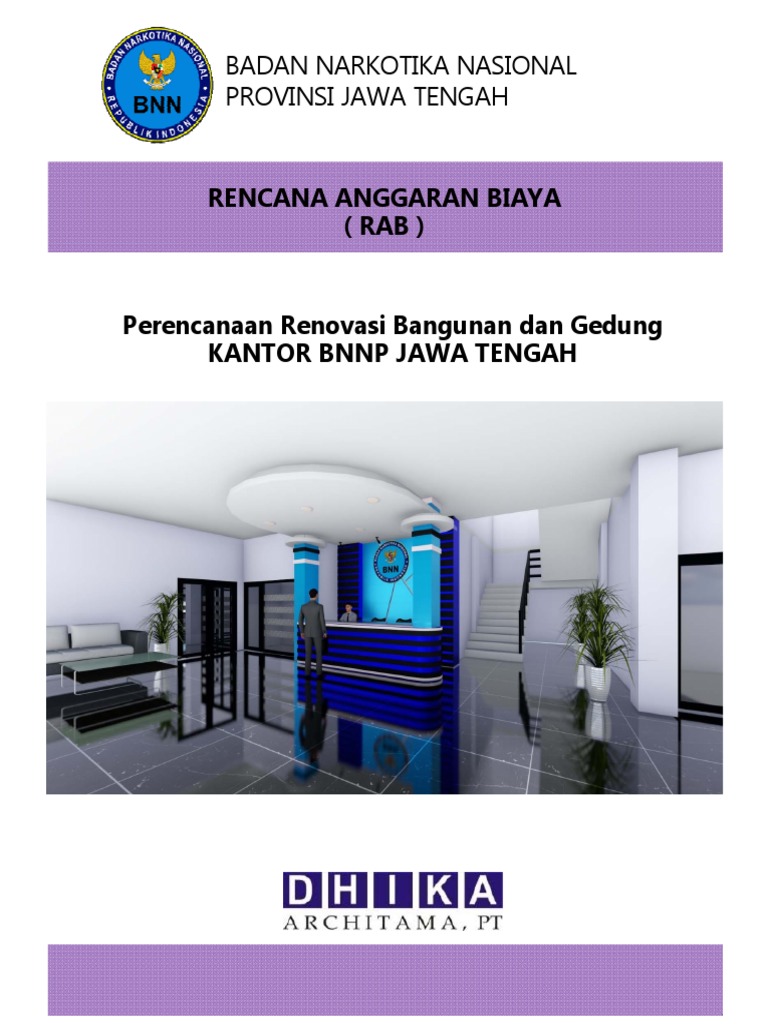 Rab Renov BNNP Jateng Kosong 21 Mei 21 | PDF