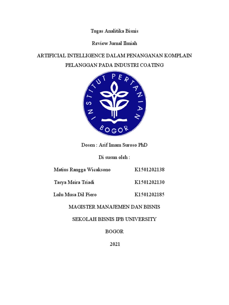 Tugas Analitika Bisnis | PDF | Komputer