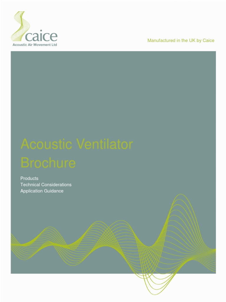 Acoustic Ventilation Brochure | PDF | Ventilation (Architecture) | Hvac