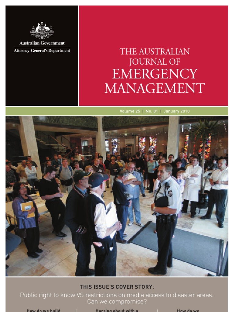 Jornal Emergency Management | PDF | Emergency Management | Flood