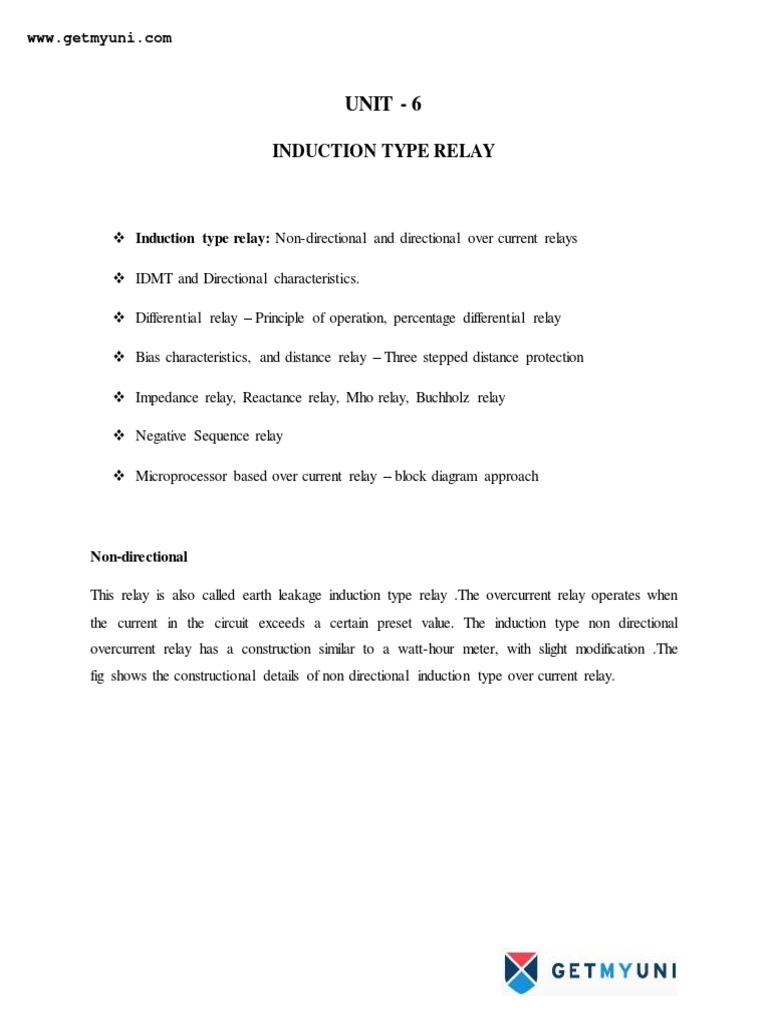 Electrical Engineering - Engineering - Switchgear and Protection ...