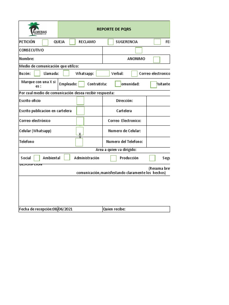 Formato PQRS | PDF | Política | Derecho