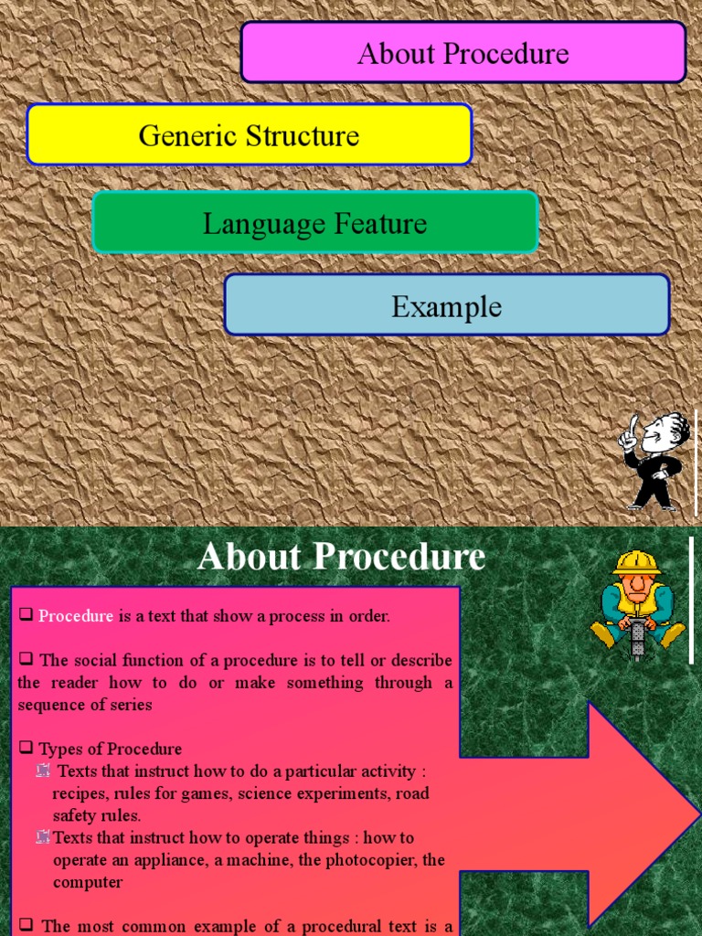 About Procedure Generic Structure Language Feature Example | PDF | Foods | Cuisine