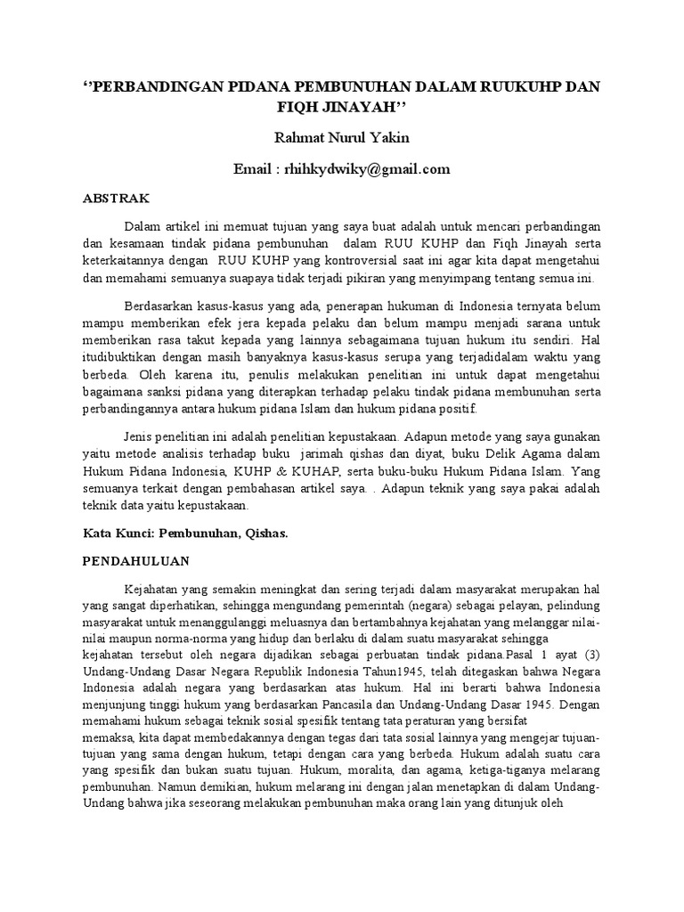 Artikel Rahmat Nurul Yakin | PDF