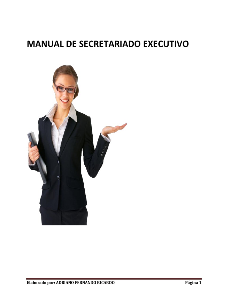 Manual de Secretarido Executivo | PDF | Secretário(a) | Comunicação
