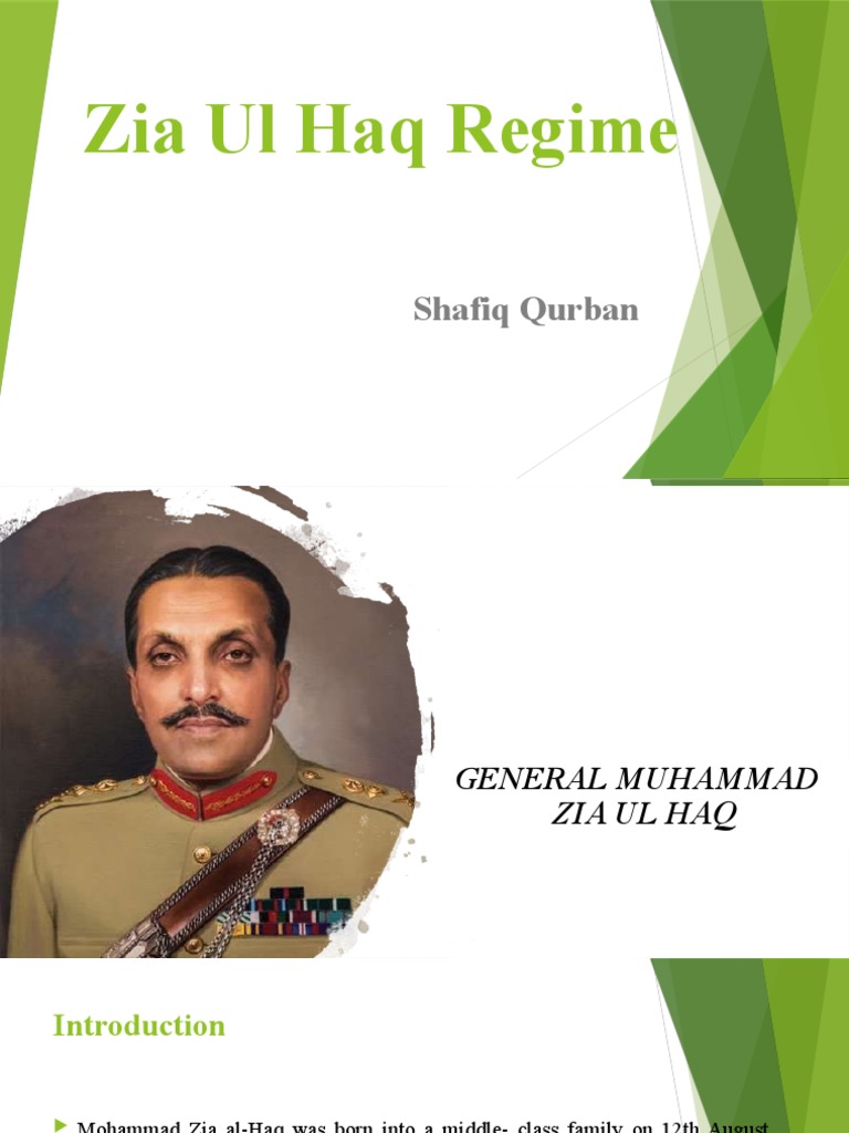 Zia Regime | PDF | Muhammad Zia Ul Haq | Soviet–Afghan War