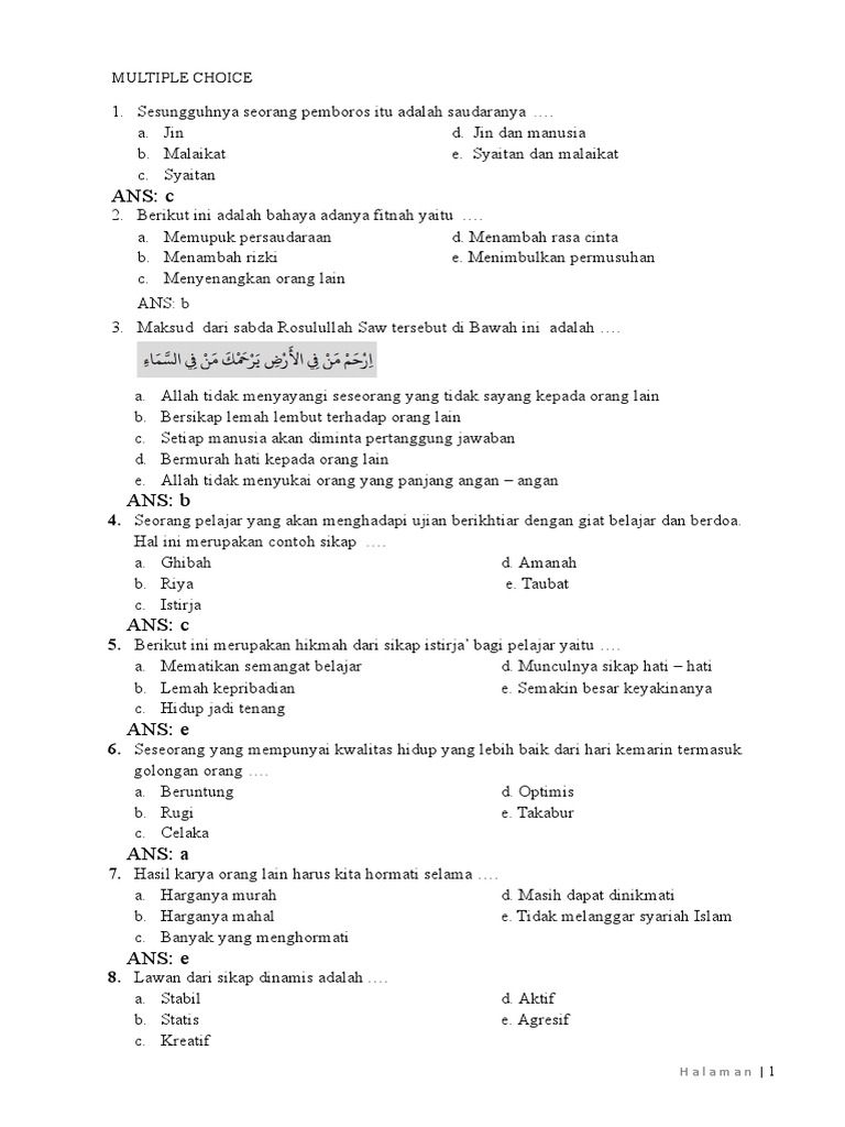 ANS: C: Multiple Choice | PDF