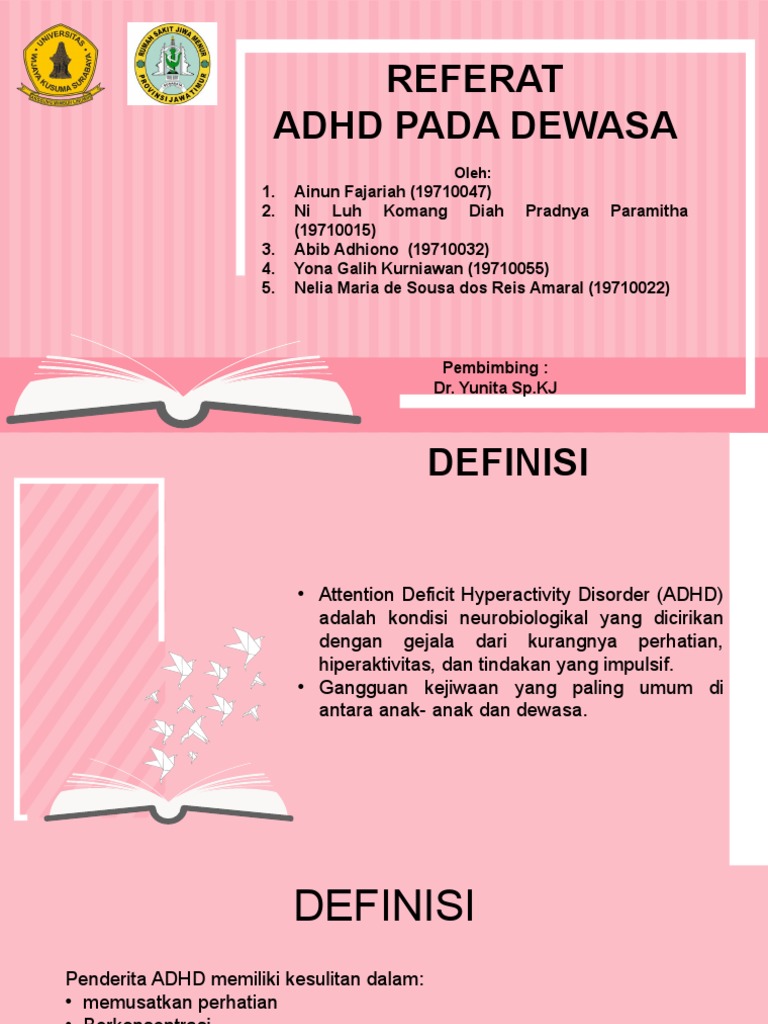 KLP D3 (Adhd Dewasa) | PDF