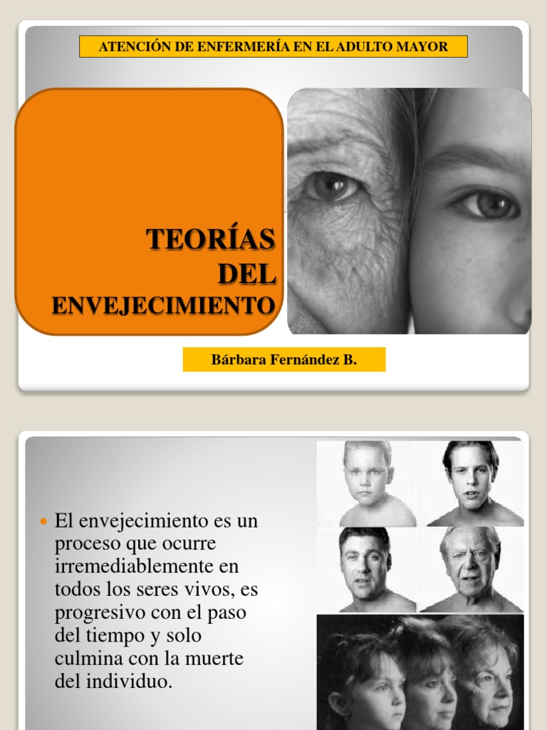 Teorias Del Envejecimiento | PDF | Envejecimiento | Antioxidante