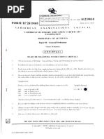 CSEC POA Paper 2 Study Guide Solutions | PDF | Debits And Credits ...