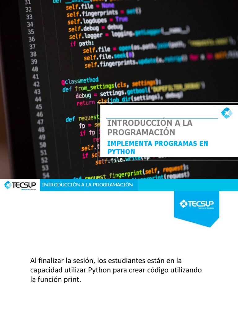 02.-Implementa Programas en Python | PDF | Python (lenguaje de ...