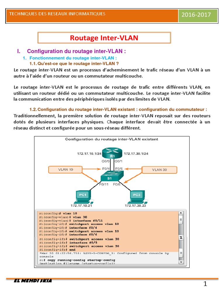 Routage Inter-VLAN | PDF