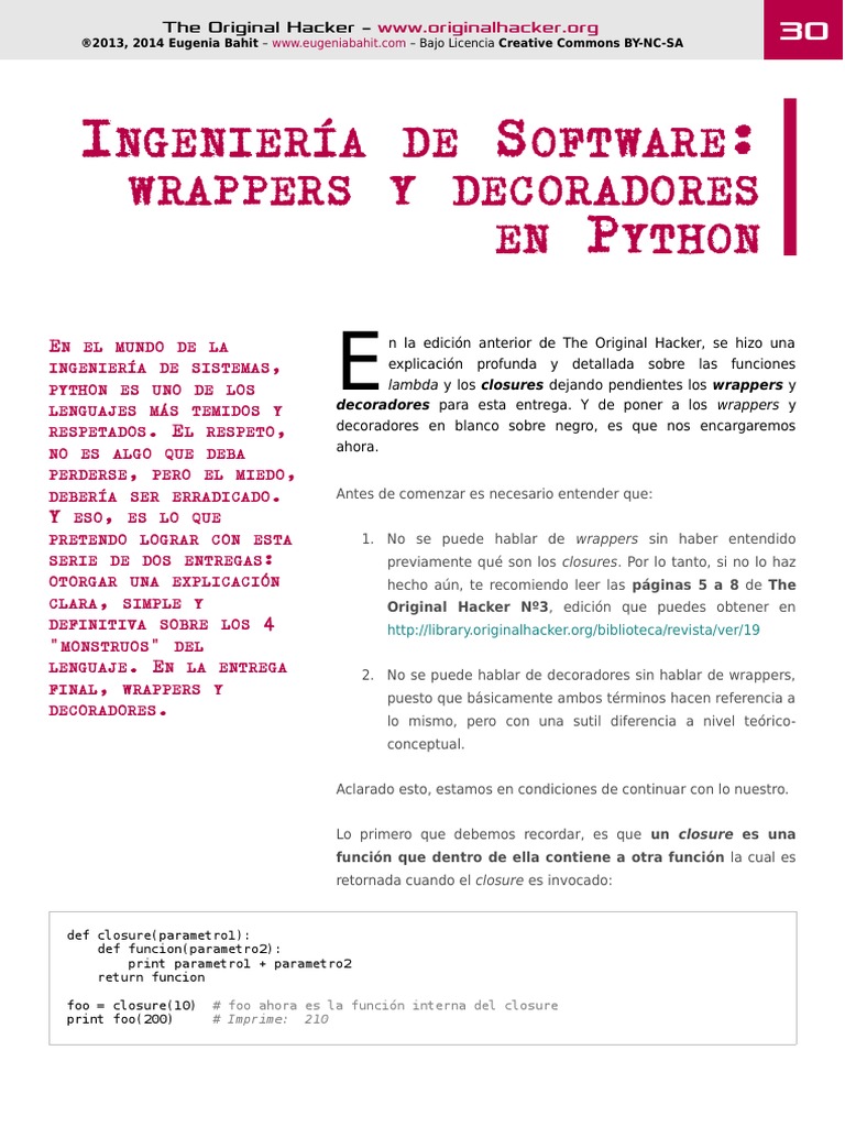 Wrappers y Decoradores | PDF | Python (lenguaje de programación ...